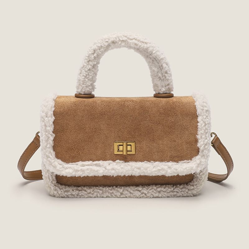 Lamb Wool Shoulder Bag - Momocolor: China Custom Bag Manufacturer