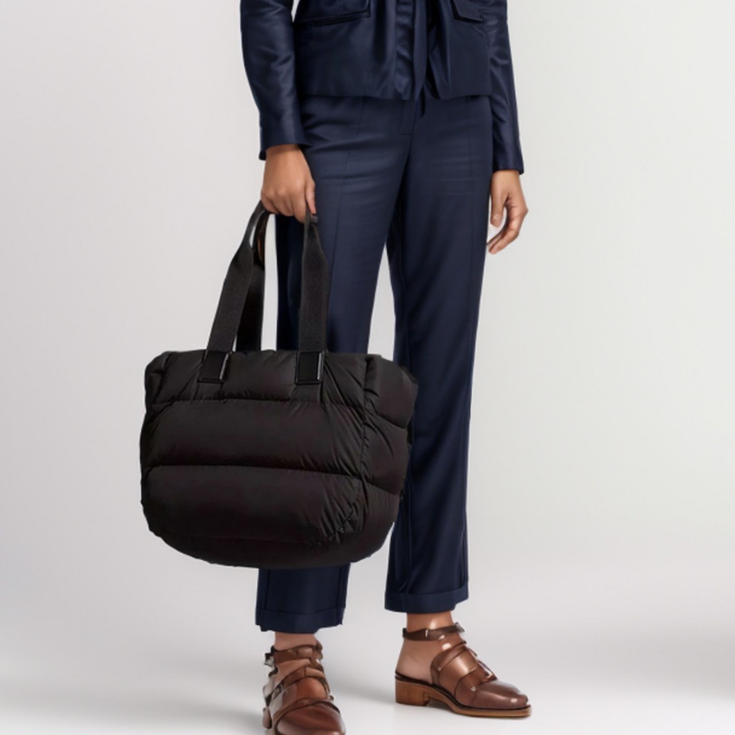 Quilted Puffer Tote Bag - Momocolor: China Custom Bag Manufacturer
