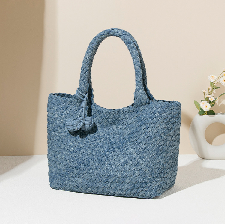Denim Weaving Tote Bag - Momocolor: China Custom Bag Manufacturer