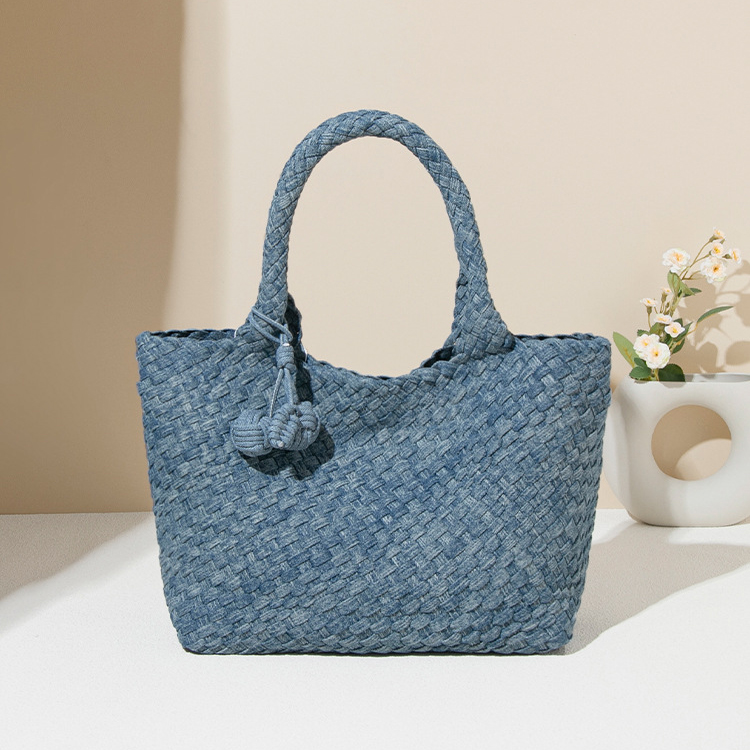 Denim Weaving Tote Bag - Momocolor: China Custom Bag Manufacturer