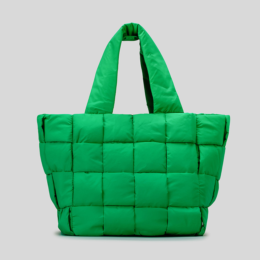 Woven Puffy Tote Bag - Momocolor: China Custom Bag Manufacturer